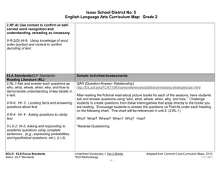 Second Grade Unit One 2011 2012 | PPT