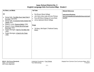 Second Grade Unit Two 2011 2012 | PDF