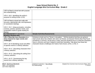 Second Grade Unit Three 2011 2012 | PDF