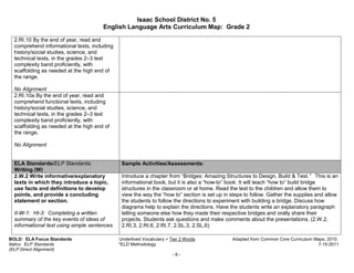 Second Grade Unit Three 2011 2012 | PDF