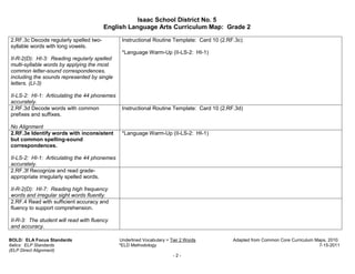 Second Grade Unit Five 2011 2012 | PDF | Poetry | Books and Literature