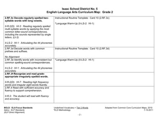 Second Grade Unit Six 2011 2012 | PPT