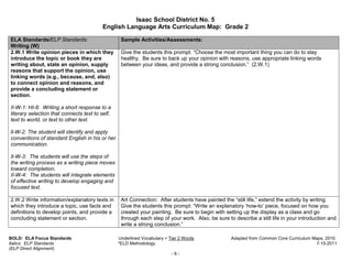 Second Grade Unit Six 2011 2012 | PPT