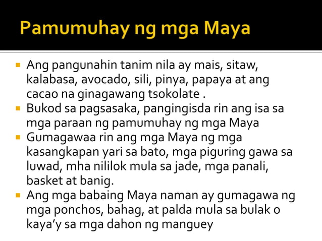 2ND GRADING - KABIHASNANG MAYA.pptx