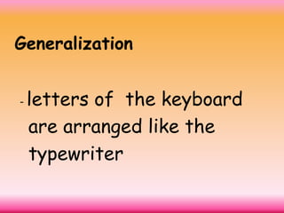 2nd grdng ppt gr.1 # 1 using the keyboard | PPTX | Computer Peripherals | Computing
