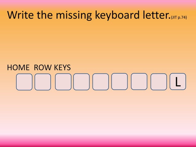 2nd grdng ppt gr.1 # 1 using the keyboard | PPTX | Computer Peripherals | Computing