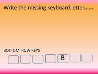 2nd grdng ppt gr.1 # 1 using the keyboard | PPTX