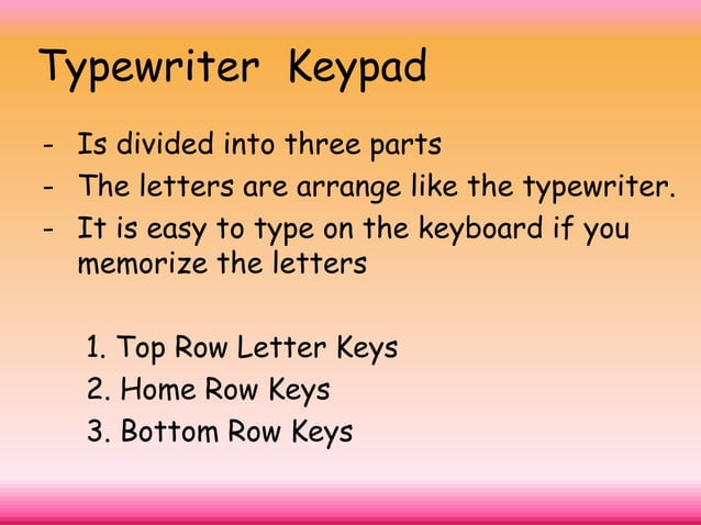 2nd grdng ppt gr.1 # 1 using the keyboard | PPTX | Computer Peripherals | Computing
