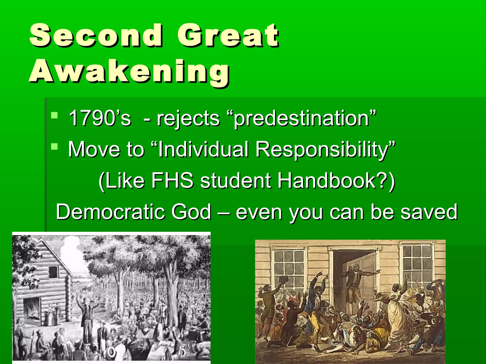 2nd great awakening and texas | PPT