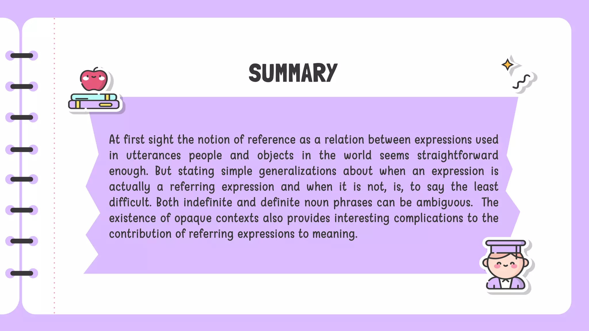 SEMANTICS - Unit 4- Referring Expressions | PDF