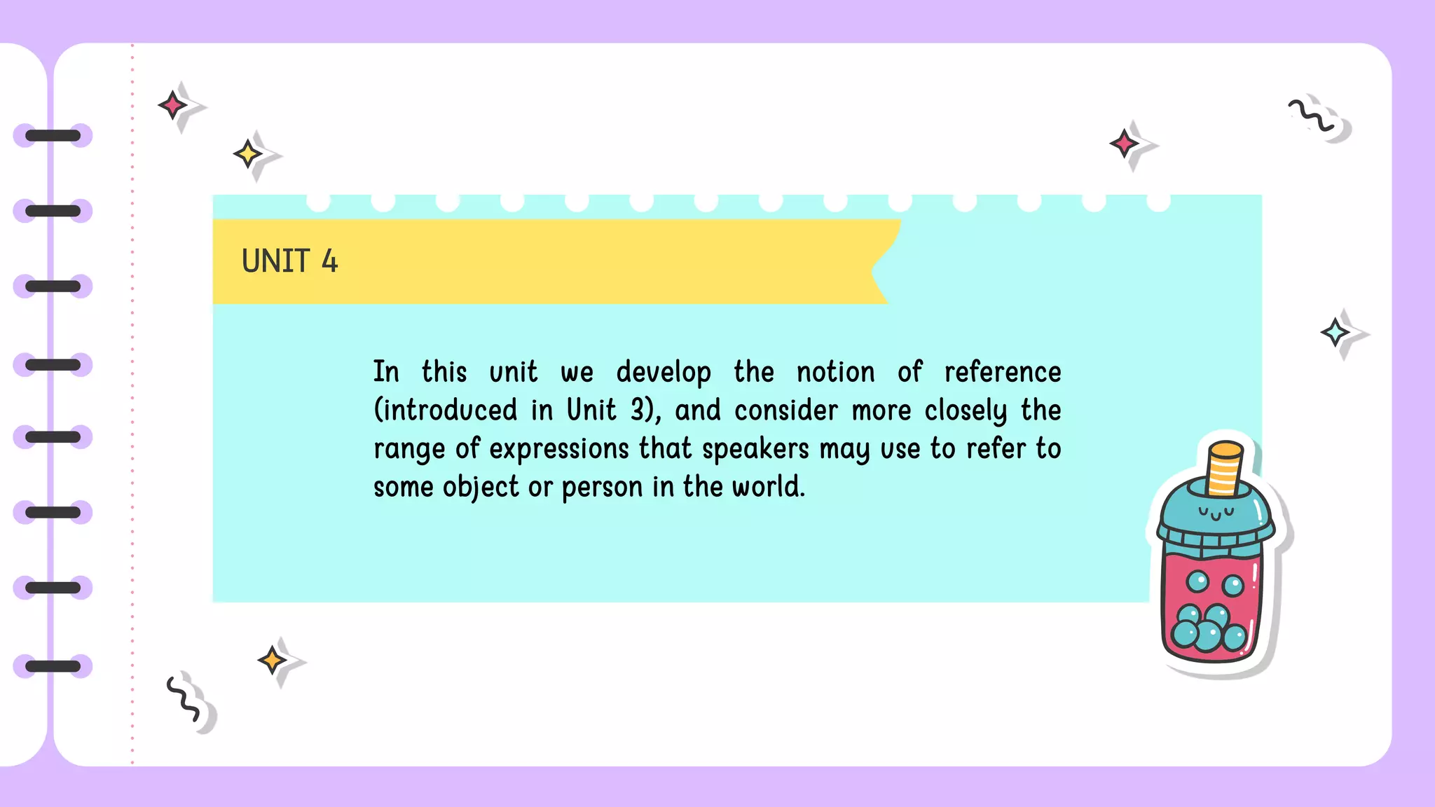 SEMANTICS - Unit 4- Referring Expressions | PDF