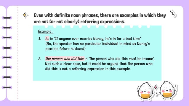 SEMANTICS - Unit 4- Referring Expressions | PDF