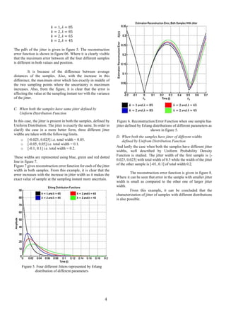 Estimating Reconstruction Error due to Jitter of Gaussian Markov Processes | PDF | Physics | Science