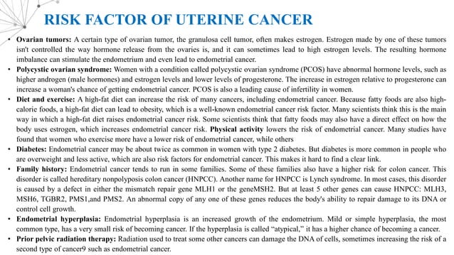Oncology (Uterine Cancer) | PPT