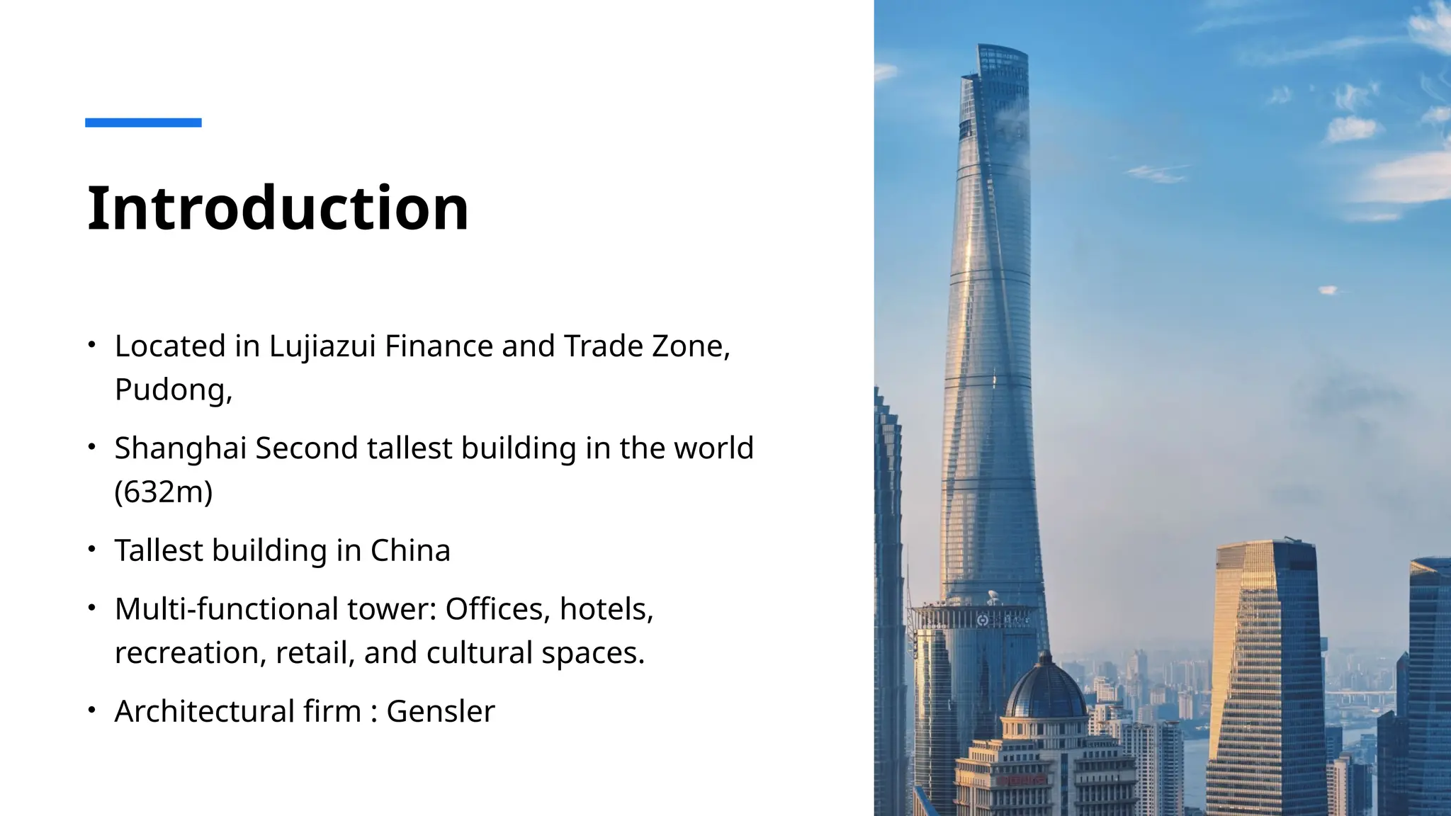 SHANGHAI TOWER BUILDING SERVICES AND THS | PPTX