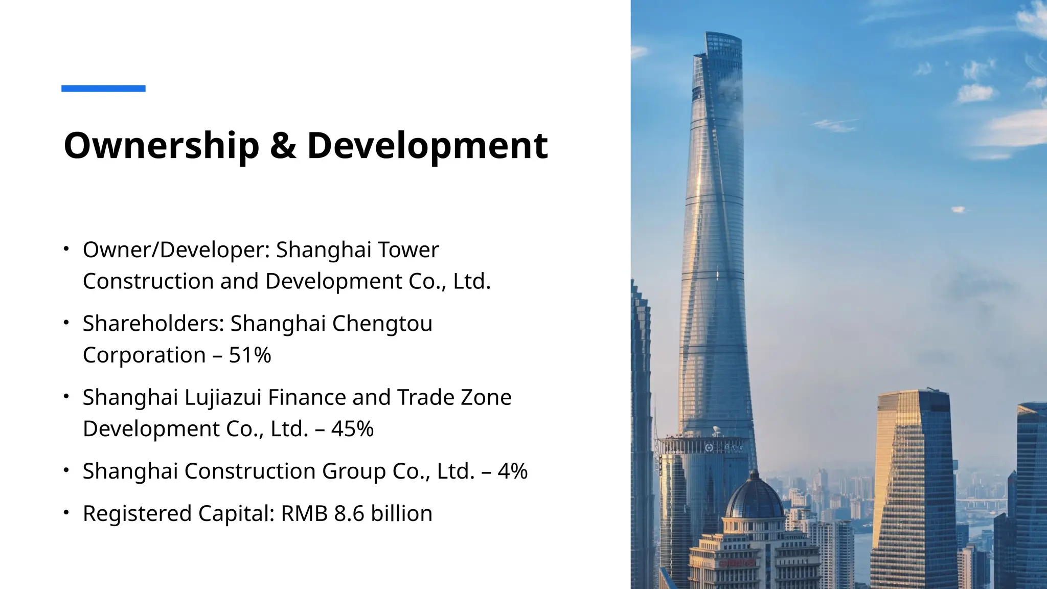 SHANGHAI TOWER BUILDING SERVICES AND THS | PPTX