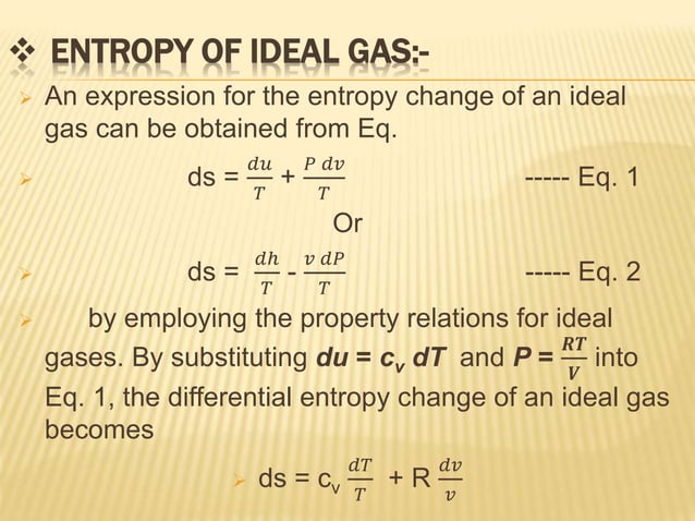 2nd law of thermodynamics, entropy | PPTX | Physics | Science