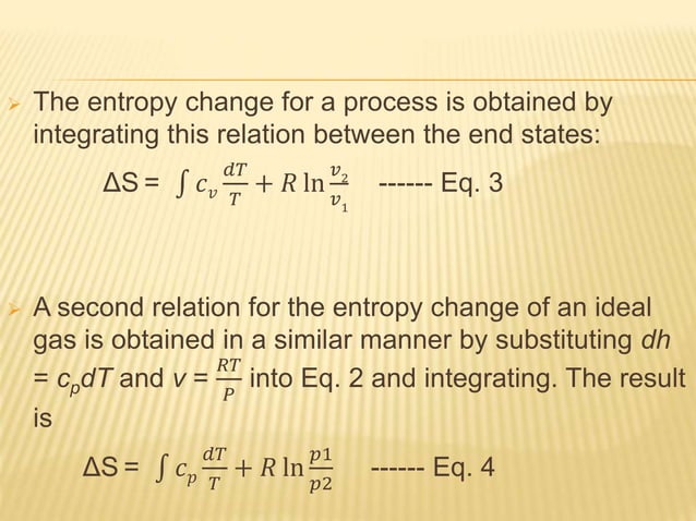 2nd law of thermodynamics, entropy | PPTX | Physics | Science