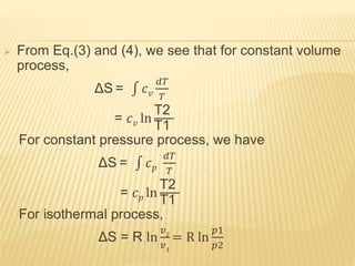 2nd law of thermodynamics, entropy | PPTX