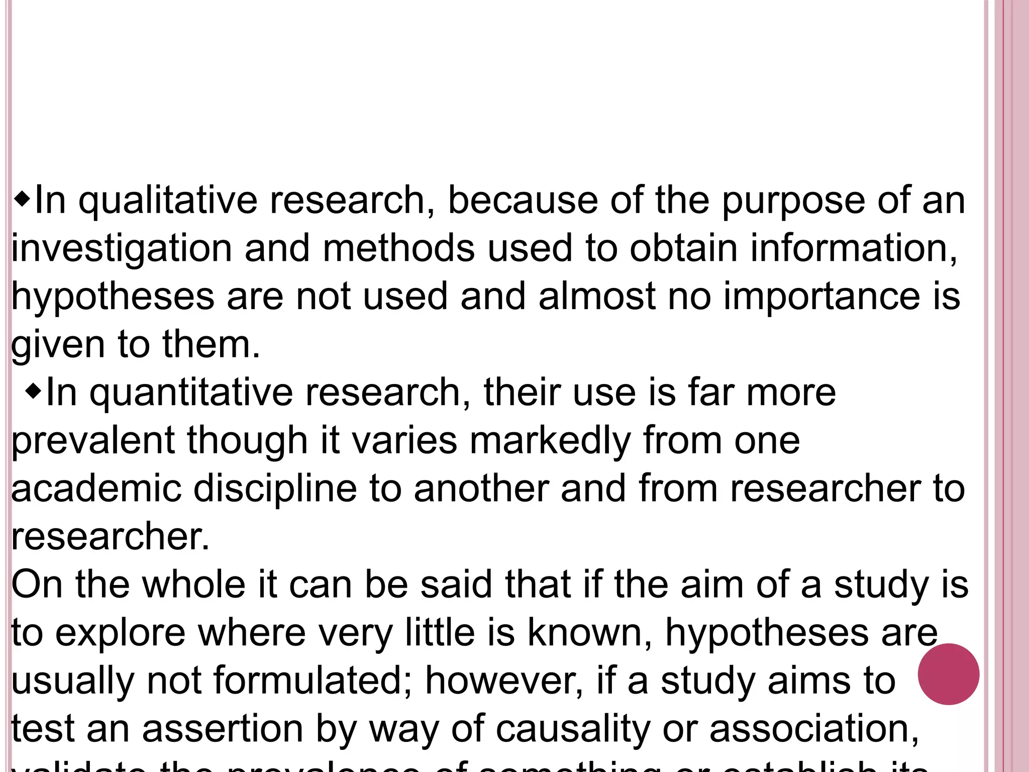research questions-and-hypotheses | PPTX