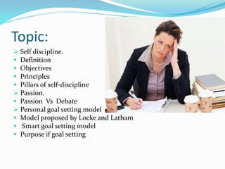 2nd lecture. self discipline 11 06-2014 | PPTX