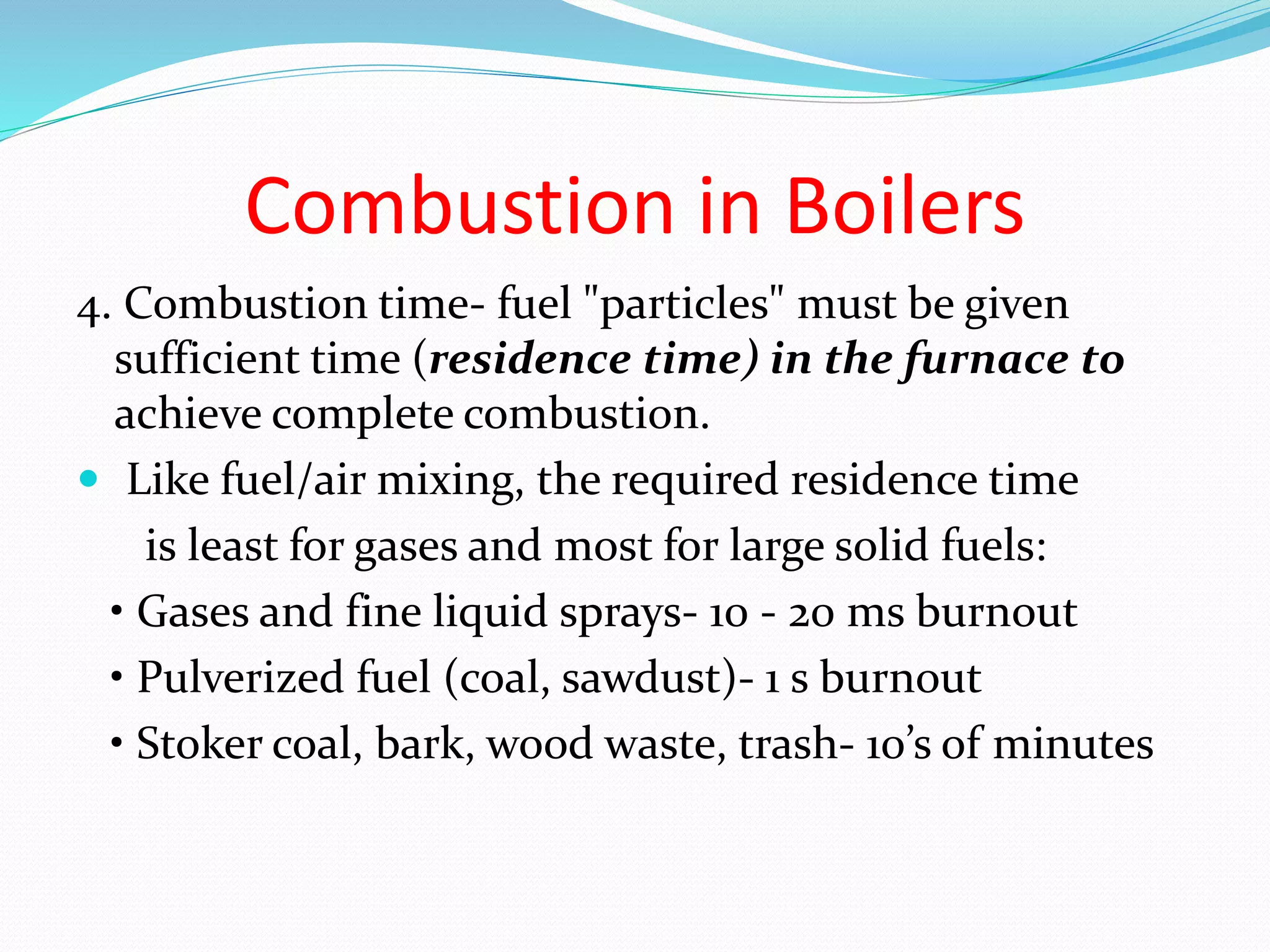 different type of boiler & combustion in boilers | PPTX