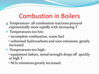 different type of boiler & combustion in boilers | PPTX