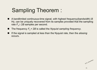 2nd Lecture Digital Communications BE Computer Engg. NUST, Pakistan | PPT