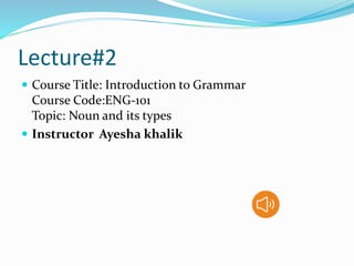 introduction to grammar | PPTX