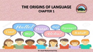 Origin of Language | PPTX