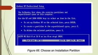 2nd lesson installing operating system | PPTX | Operating Systems | Computer Software and ...