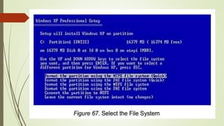 2nd lesson installing operating system | PPTX | Operating Systems | Computer Software and ...