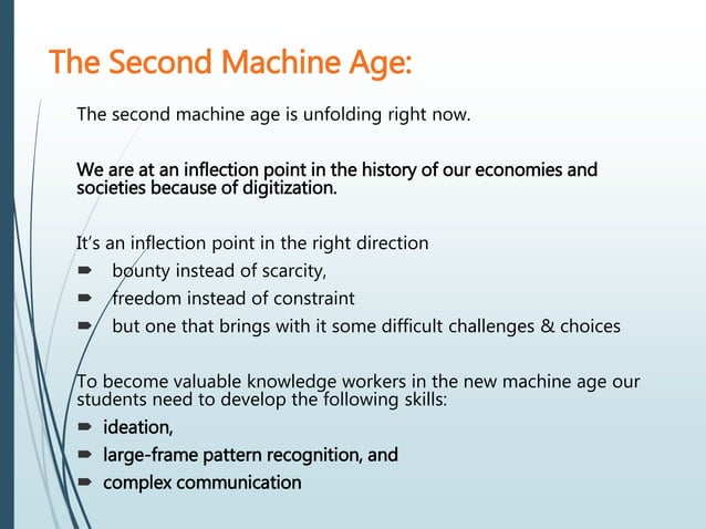 The Second Machine Age | PPT