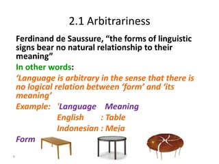 2nd material linguistics design language features 2014 | PPTX