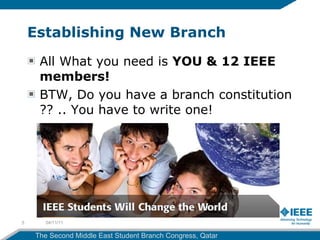 IEEE Student Branch Operations | PPT