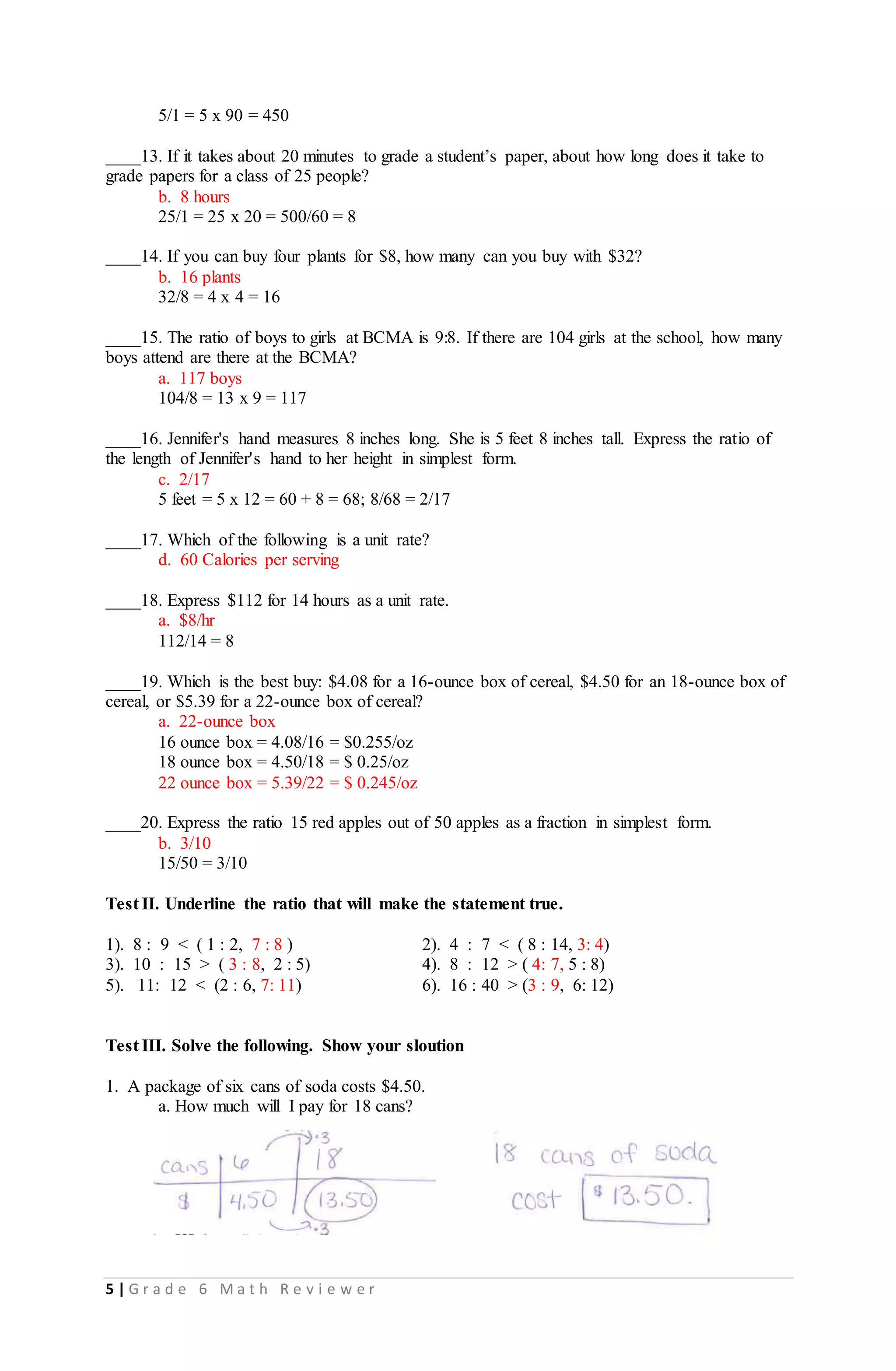 2nd monthly exam reviewer in math | DOCX