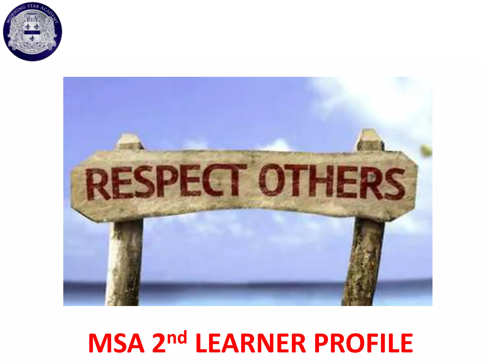 2nd MSA LEARNER PROFILE.pptx
