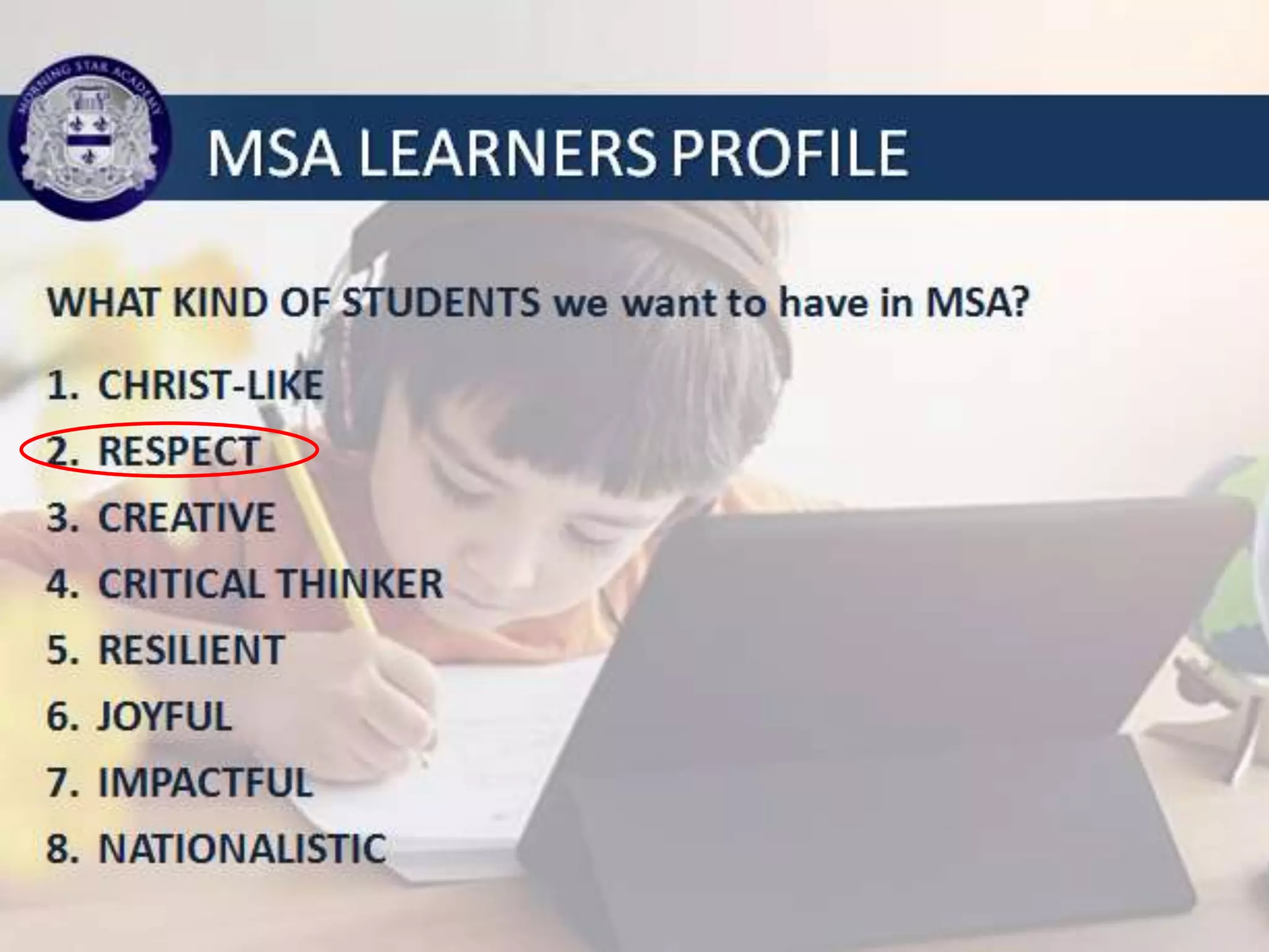 2nd MSA LEARNER PROFILE.pptx