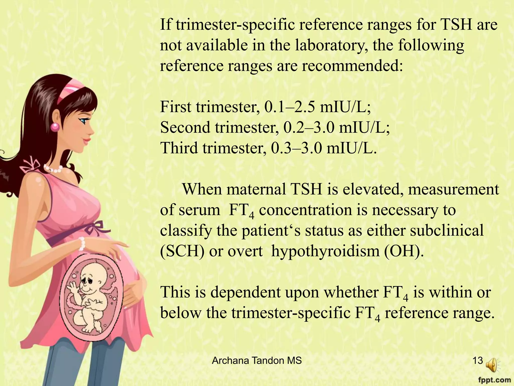 Thyroid disease in pregnancy | PPTX