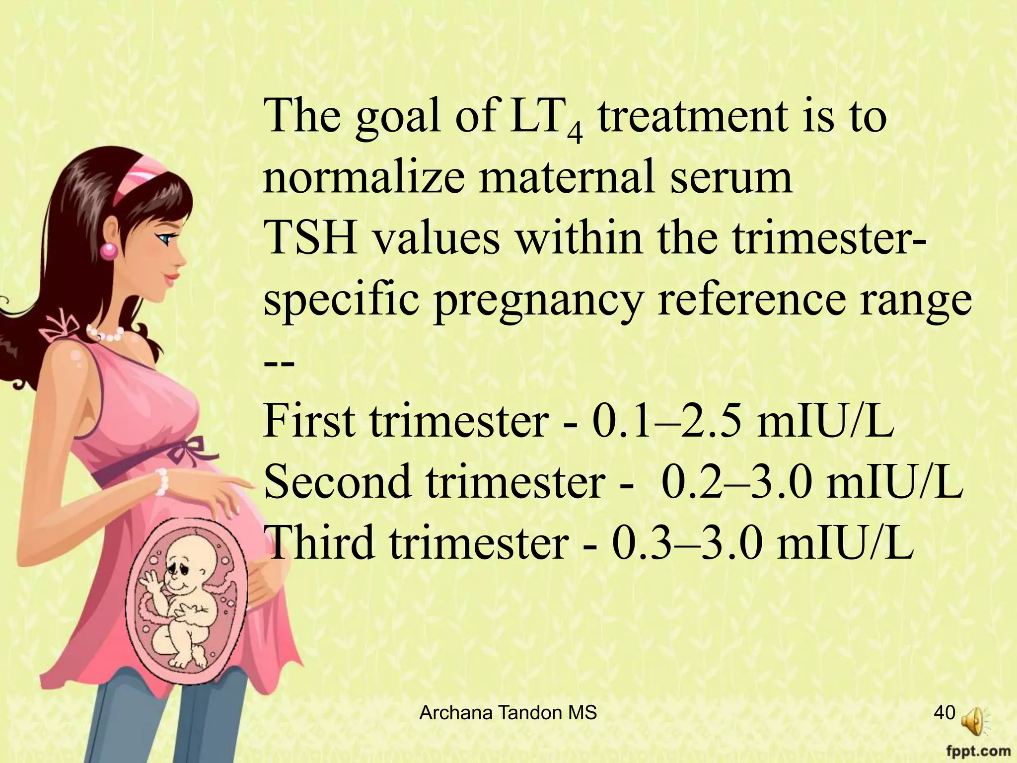 Thyroid disease in pregnancy | PPTX