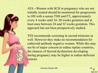 Thyroid disease in pregnancy | PPTX