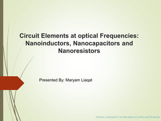 2nd optical nanocircuits for nano sphere | PPTX