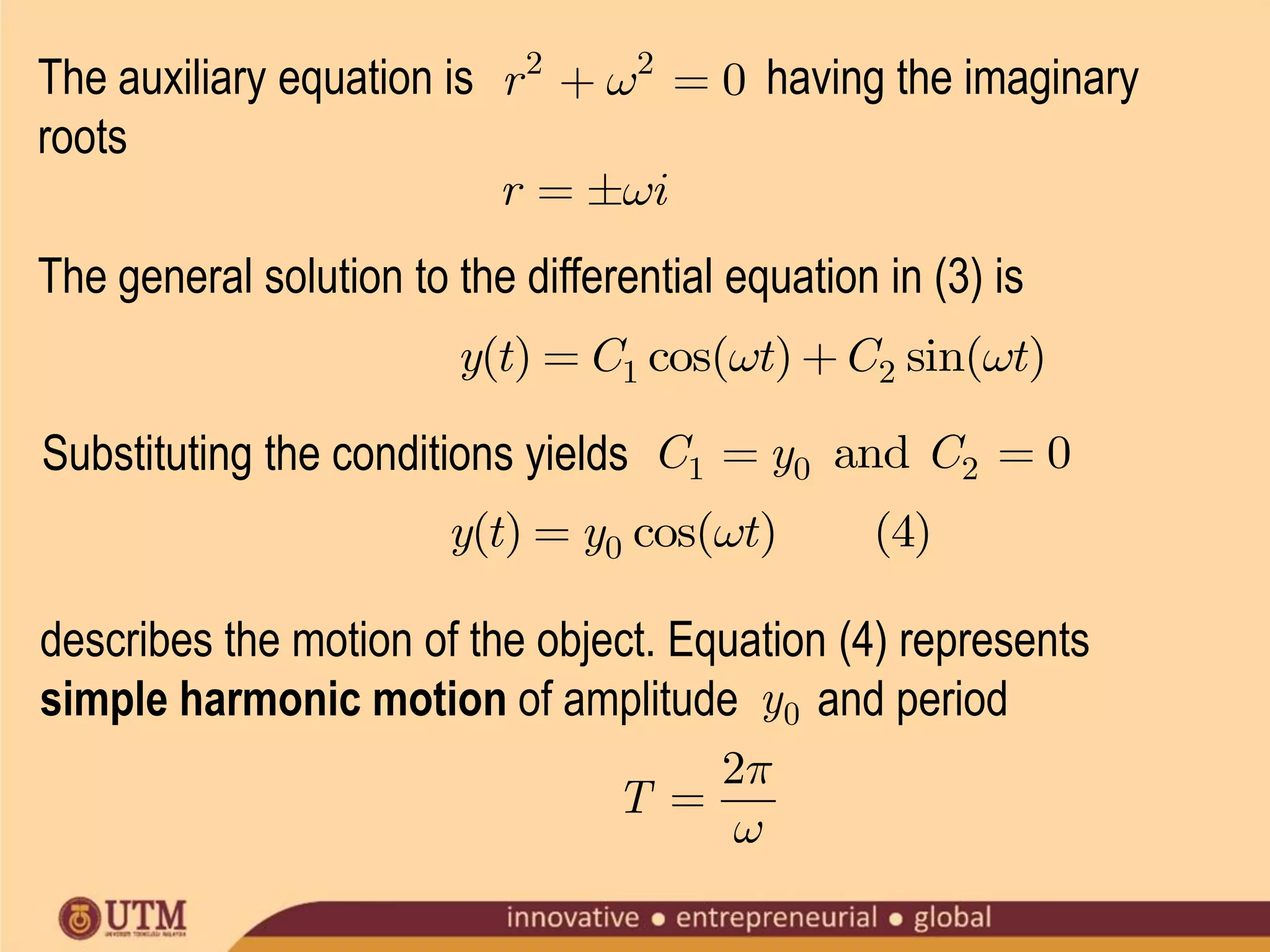2nd order ode applications | PDF