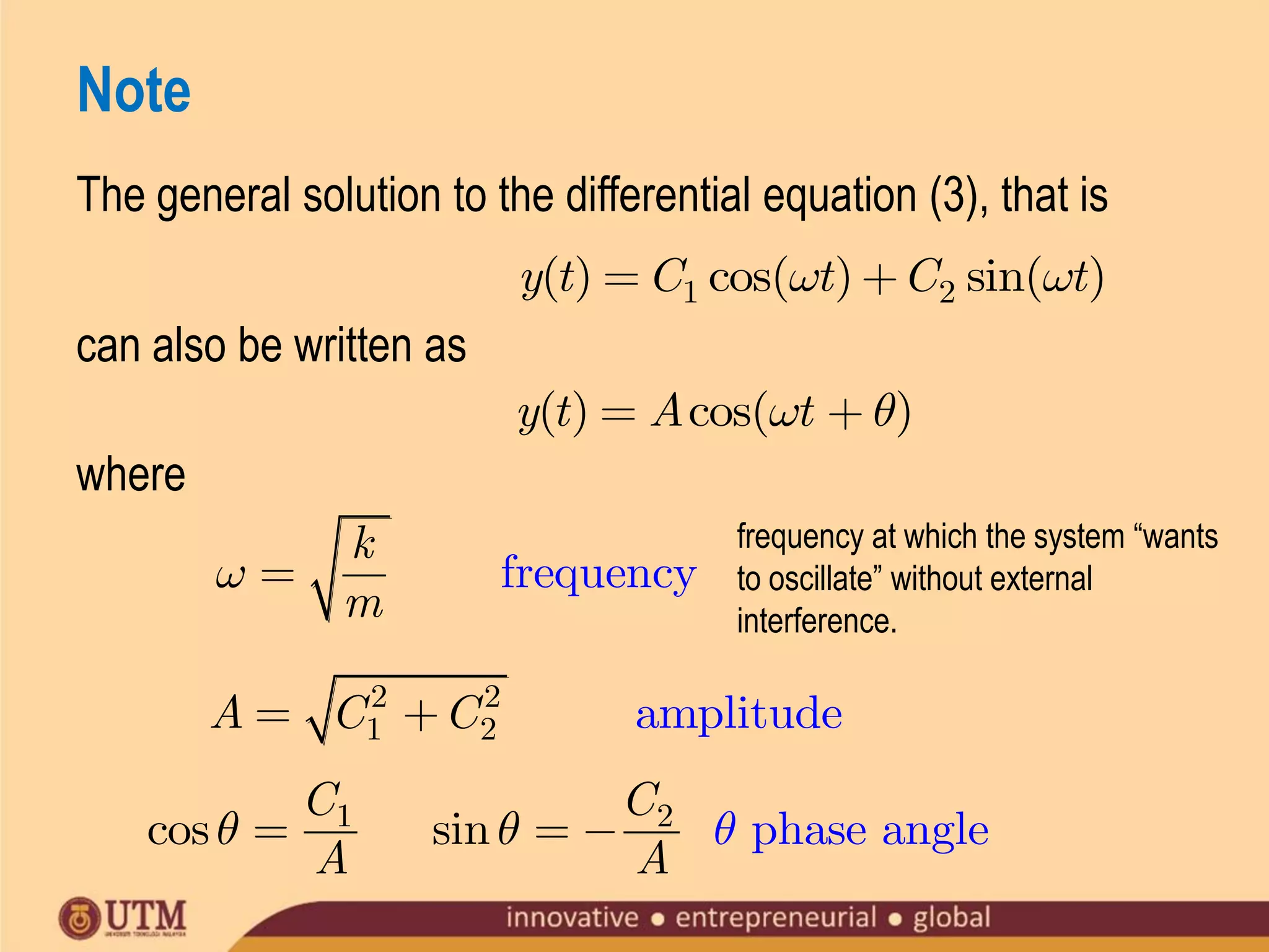 2nd order ode applications | PDF