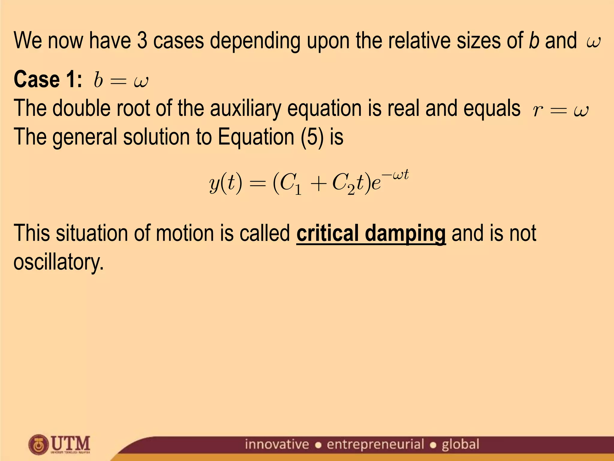 2nd order ode applications | PDF