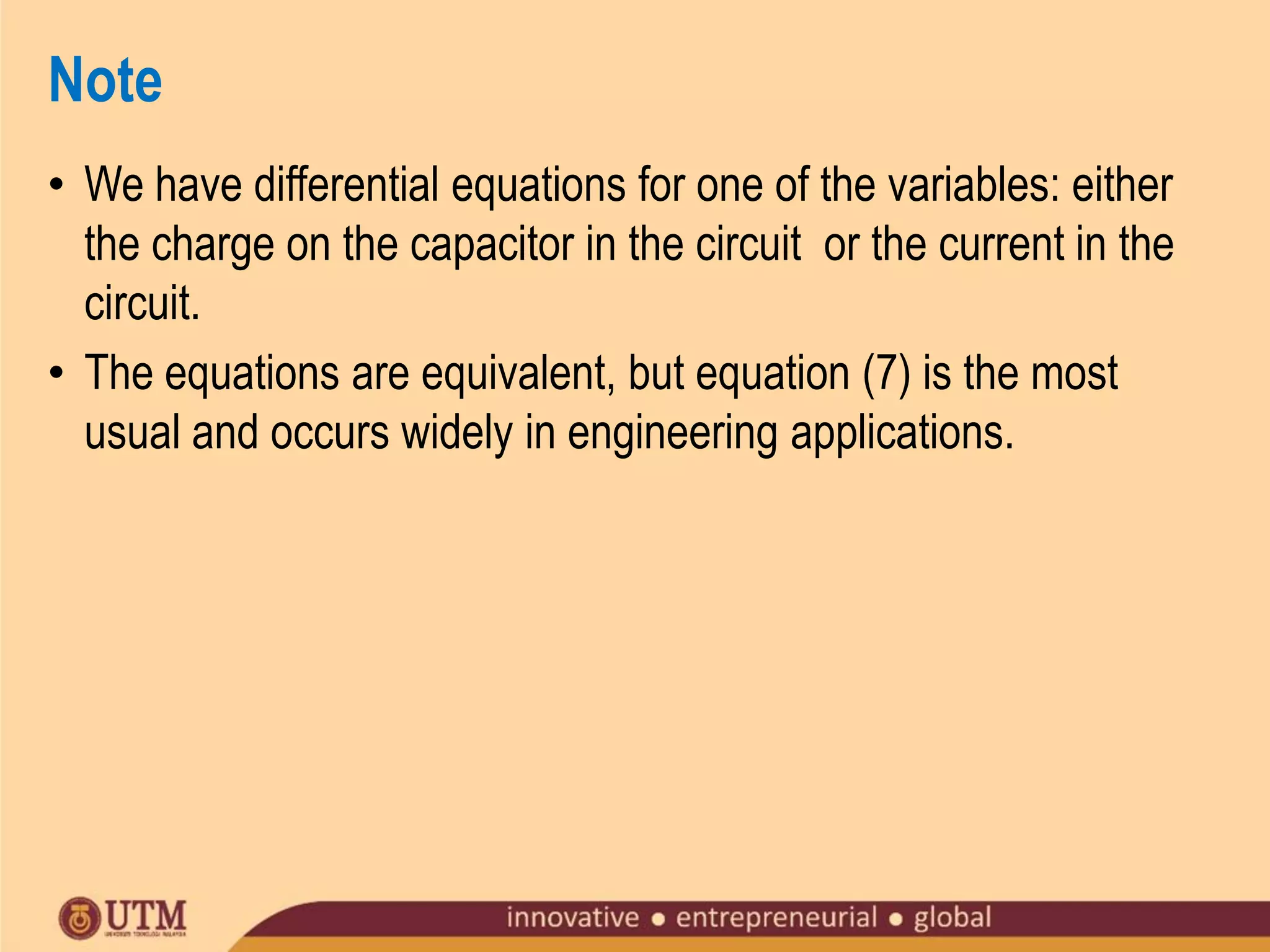 2nd order ode applications | PDF