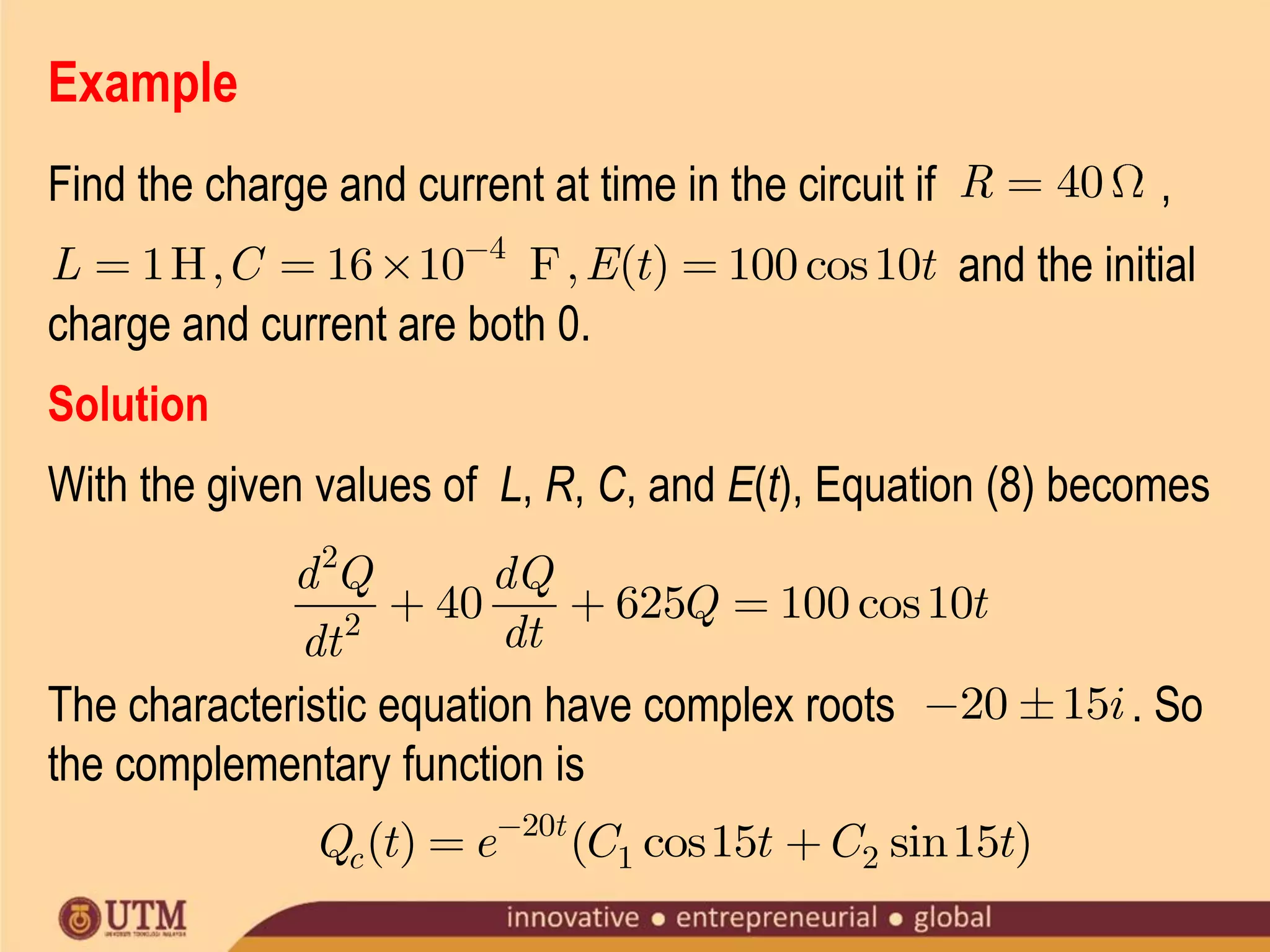 2nd order ode applications | PDF