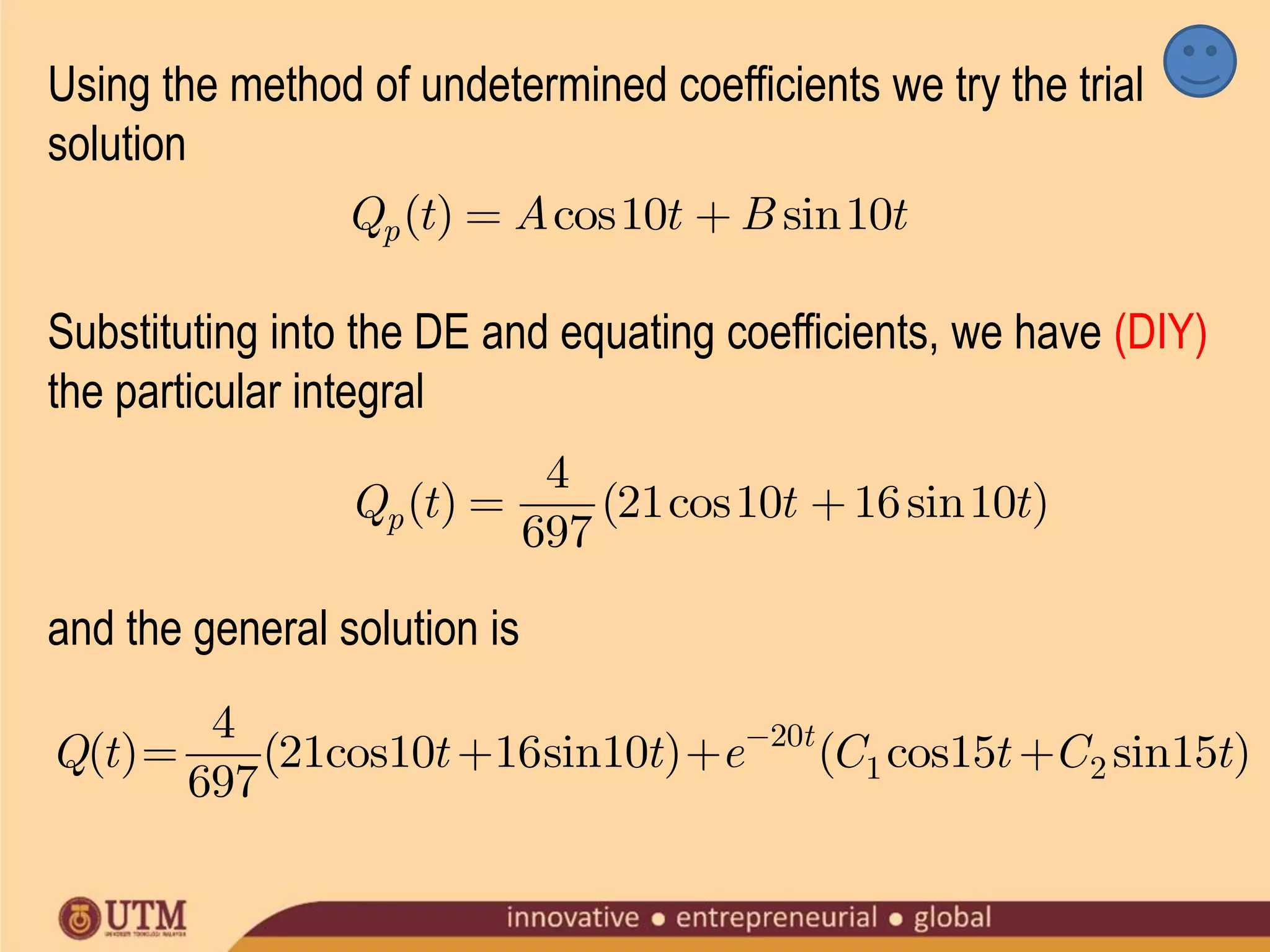2nd order ode applications | PDF