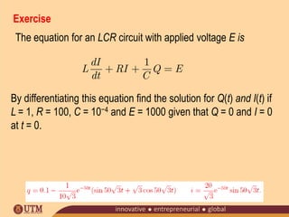 2nd order ode applications | PDF