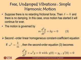 2nd order ode applications | PDF
